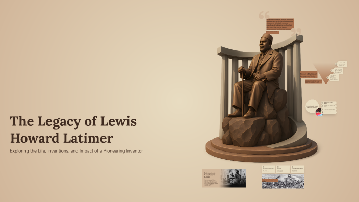 The Legacy of Lewis Howard Latimer: Innovator and Inventor by Aaron ...
