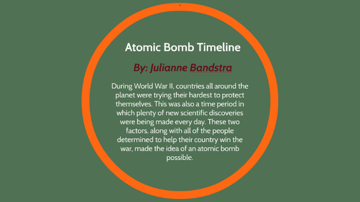 Atomic Bomb Timeline by Julianne Bandstra on Prezi