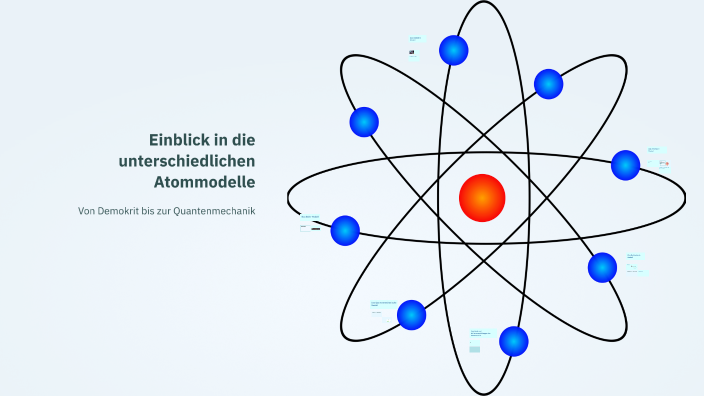 Einblick in die unterschiedlichen Atommodelle by Hedwig Nöbauer on Prezi