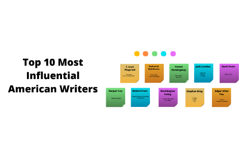 America's Top 10 Influential Writers by Grace Bitner