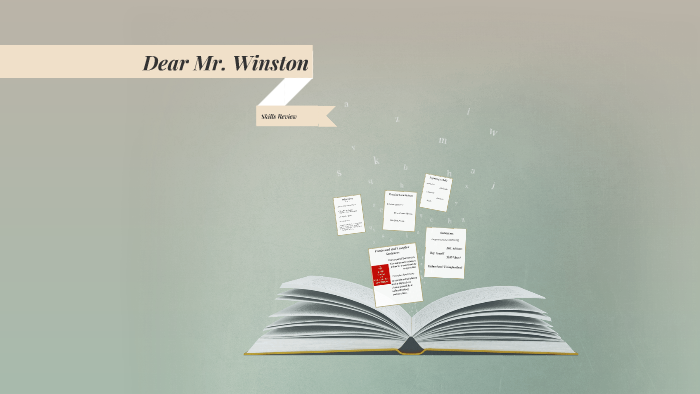 Dear Mr. Winston by Laura Tippit on Prezi