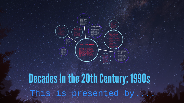 Decades In the 20th Century 1990s by Jake Td