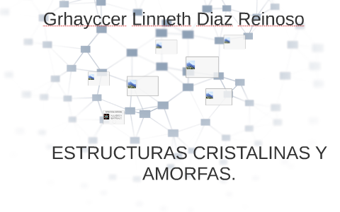 ESTRUCTURAS CRISTALINAS Y AMORFAS. by grhayccer diaz on Prezi