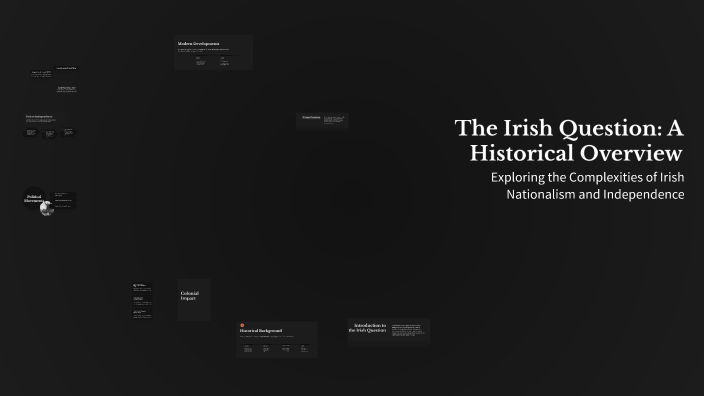 The Irish Question: A Historical Overview by on Prezi