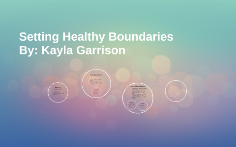 Setting Healthy Boundaries by Kayla Garrison on Prezi