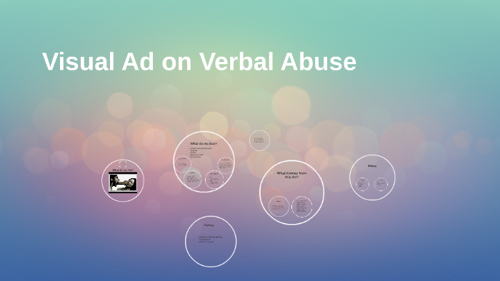 Visual Ad on Verbal Abuse by annie korff on Prezi