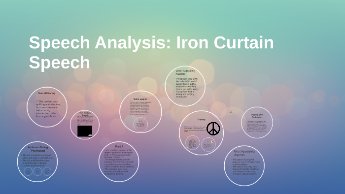 Speech Analysis: Iron Curtain Speech by L Student on Prezi