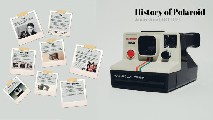 History of Polaroid by Janice Kim on Prezi