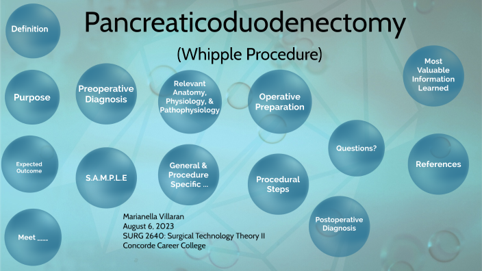 Pancreaticduodenectomy (Whipple Procedure) by Adrian Aulet on Prezi