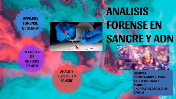 ANALISIS FORENSE EN SANGRE Y ADN by anette garcia rea on Prezi