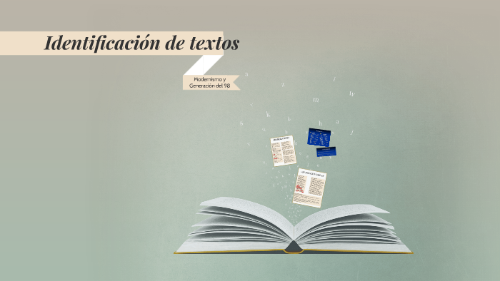 Identificación de textos by Santi Arencibia on Prezi