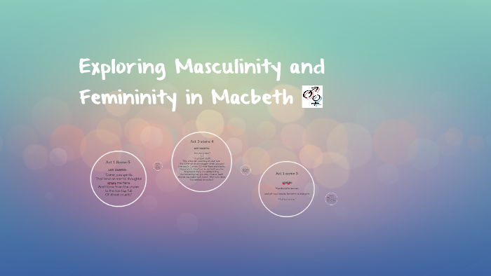 Exploring Masculinity and Femininity in Macbeth by on Prezi