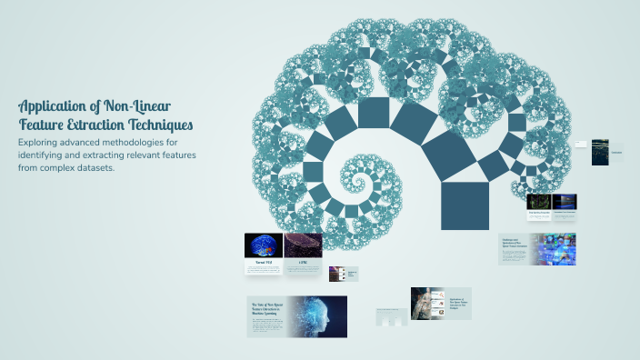 Application Of Non Linear Feature Extraction Techniques By Pankaj
