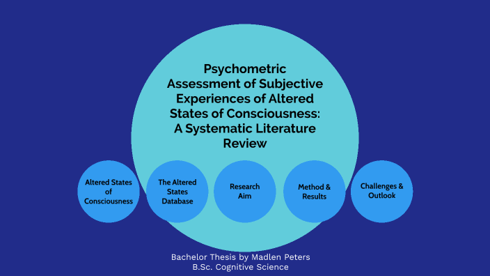 Psychometric Assessment of Subjective Experiences of Altered States of ...