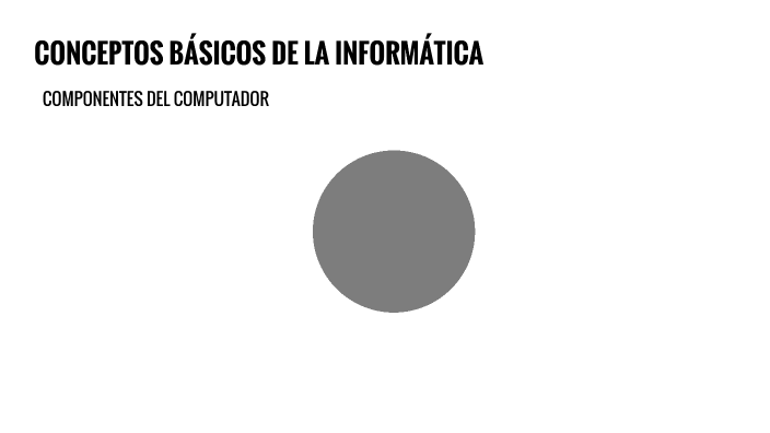CONCEPTOS BASICOS DE LA INFORMATICA by Barbara Ramos on Prezi