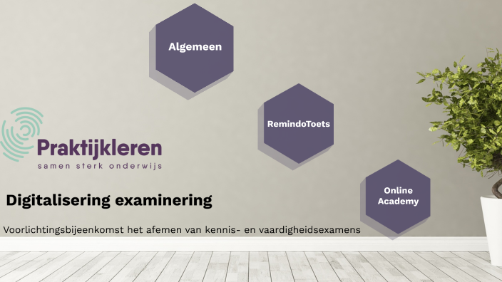 Voorlichting implementatie digitaal examineren by Ingmar Palm on Prezi