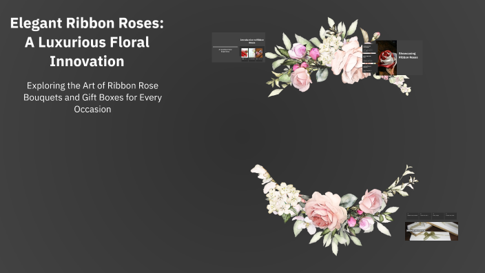 Elegant Ribbon Roses: A Luxurious Floral Innovation by varneet sahi on ...