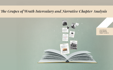The Grapes of Wrath Intercalary and Narrative Chapter Analys by Annie ...