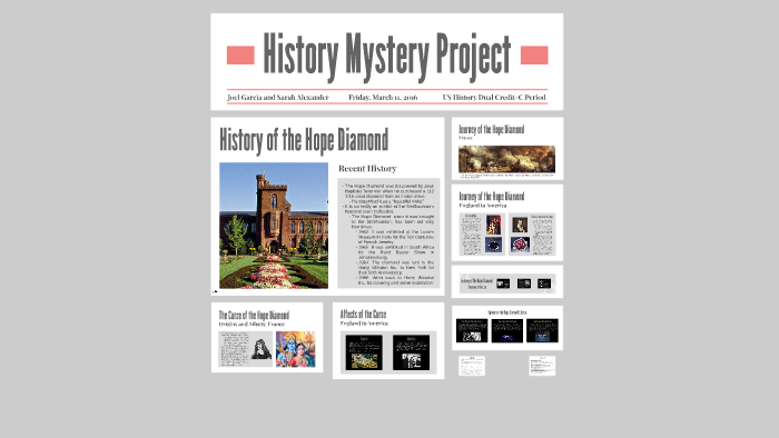 History Mystery Project by Joel Garcia on Prezi