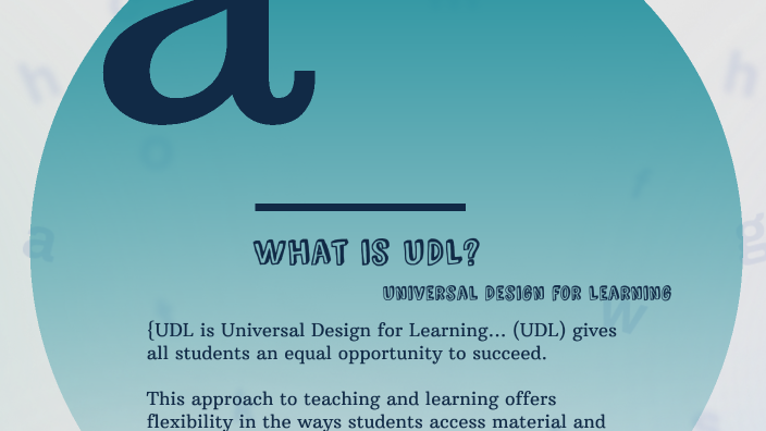 Implementing UDL into my classroom by michelle audia on Prezi