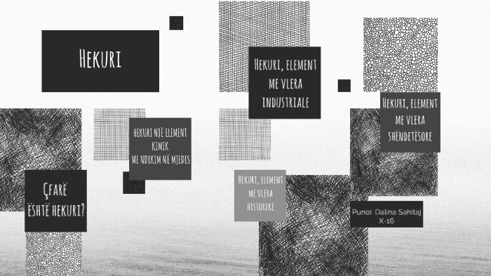 (For Prezi Video) Hekuri,element me vlera historike, industriale dhe ...