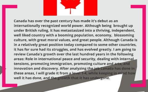 Canada's Report Card by Sara Fish on Prezi