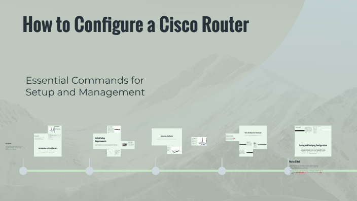 How to Configure a Cisco Router by Niko m on Prezi
