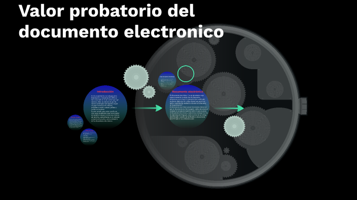 valor probatorio del documento electronico by Jean Bautista on Prezi