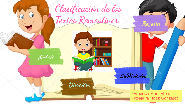Clasificación de los Textos Recreativos. by ixsajaira hernandez ...