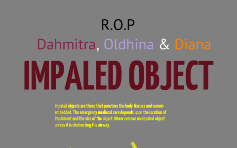 IMPALED OBJECTS by diana valdes on Prezi