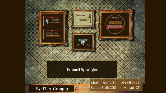 Eduard Spranger by Khaled Naif on Prezi