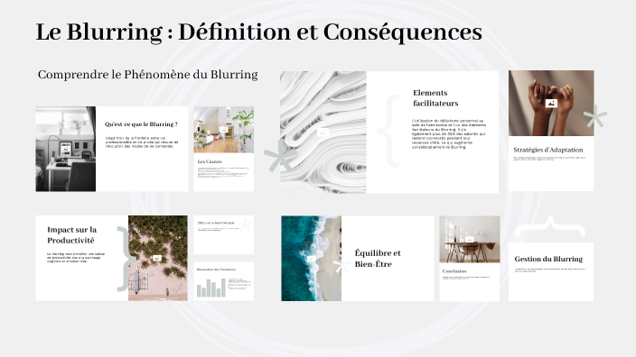 Le Blurring : Définition et Conséquences by nohan pons on Prezi