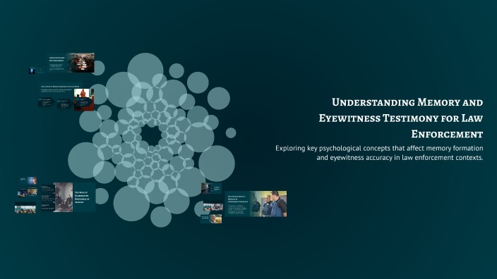 Understanding Memory and Eyewitness Testimony for Law Enforcement by ...