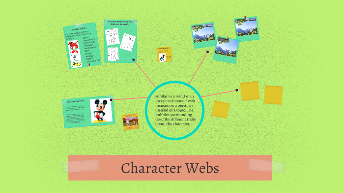 Character Webs by Samantha Mele on Prezi
