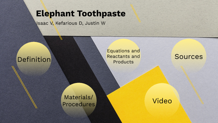 Elephant Toothpaste by Judson Vance on Prezi