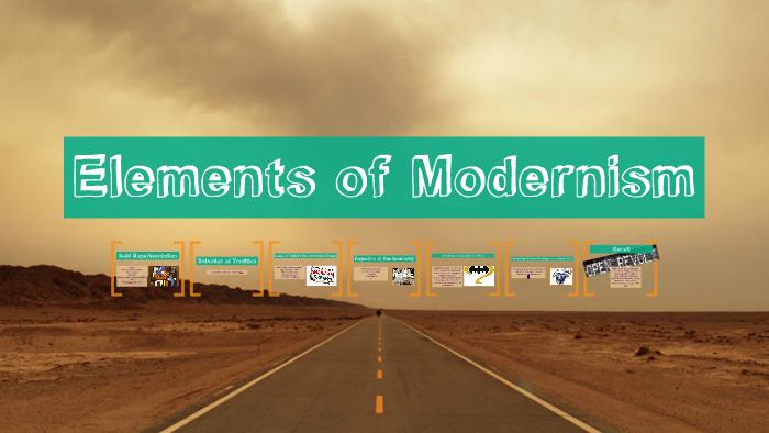Elements of Modernism by andrea orosz