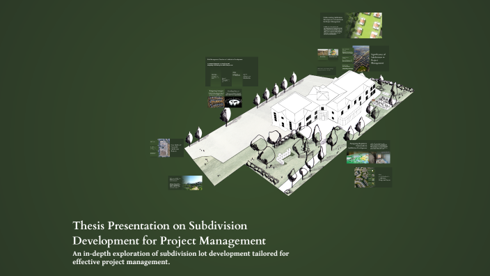 Thesis Presentation on Subdivision Development for Project Management ...