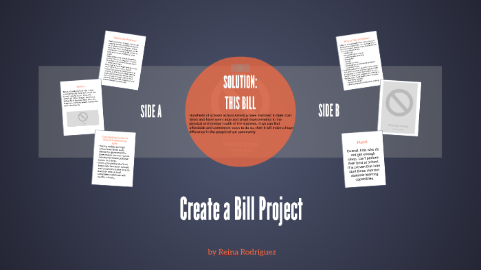 Create a Bill Project by Reina Rodriguez on Prezi