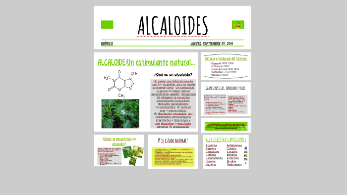 ALCALOIDES by Michel Sánchez on Prezi