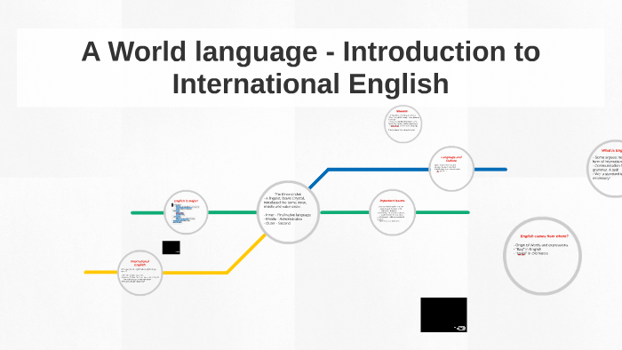 A World language - Introduction to International English by Mari ...