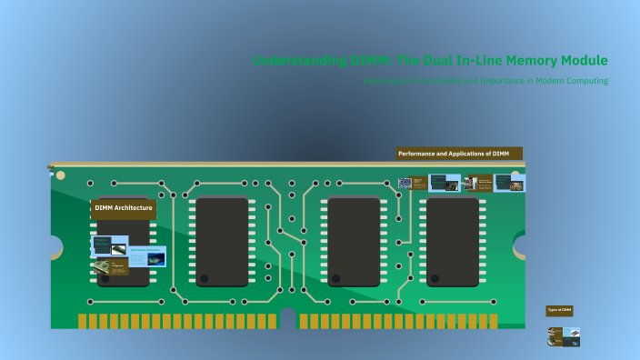 Understanding DIMM: The Dual In-Line Memory Module by Muneeba Faisal on ...