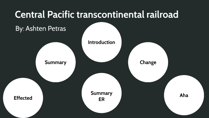 Central pacific transcontinental railroad by Ashten Petras on Prezi