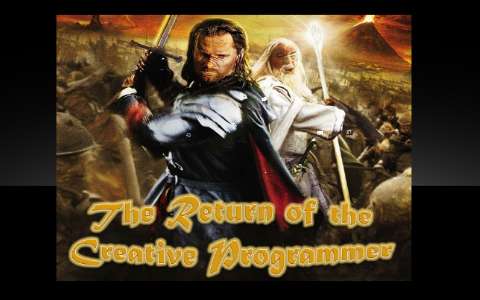 The Return of the Creative Programmer by Marcel Altherr on Prezi