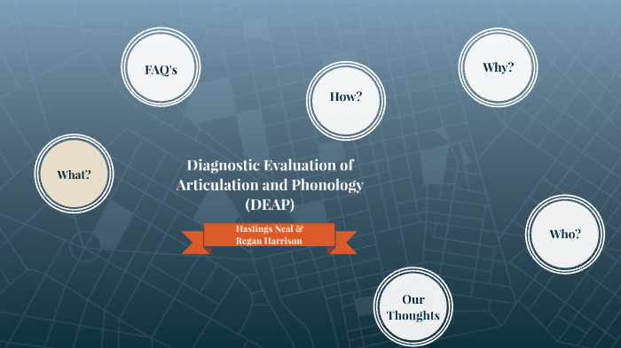 Diagnostic Evaluation of Articulation and Phonology by Reegan Bryan on ...