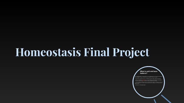 Homeostasis Final Project by Dan Grise on Prezi