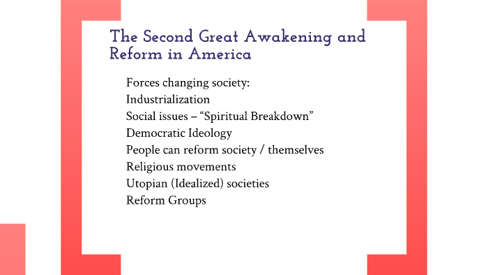 The 2nd Great Awakening - Reform and Religion in 19th Century America ...