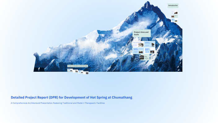 Detailed Project Report (DPR) for Development of Hot Spring at ...