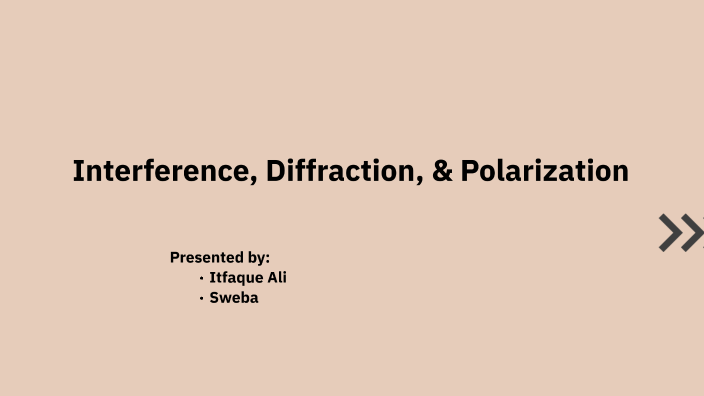 Interference, Diffraction, & Polarization by Itfaque Ali Indhar on Prezi