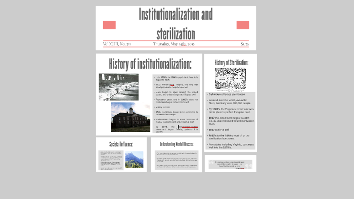 Institutionnalisation and sacralisation by Shannon Folan