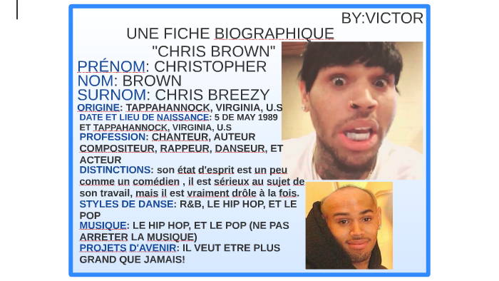 UNE FICHE BIOGRAPHIQUE by Victor Balogun on Prezi